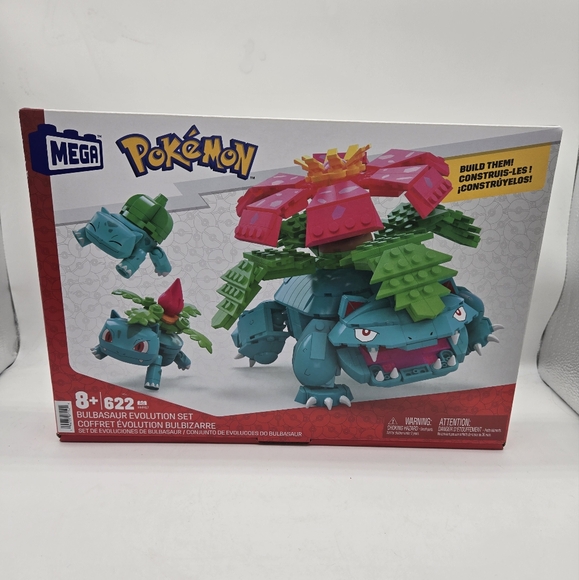 Mattel | Toys | Pokmon Mega Bloks Bulbasaur Evolution Set New | Poshmark